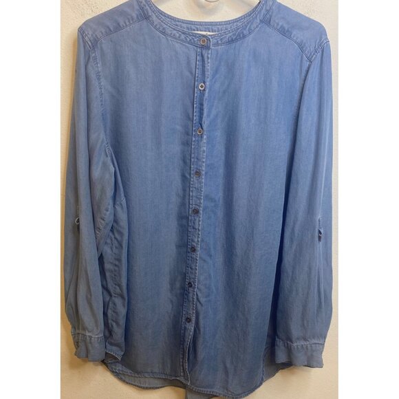 ANTHROPOLOGIE/JANE & DELANCEY | Tops | Jane Delancey Chambray Top ...